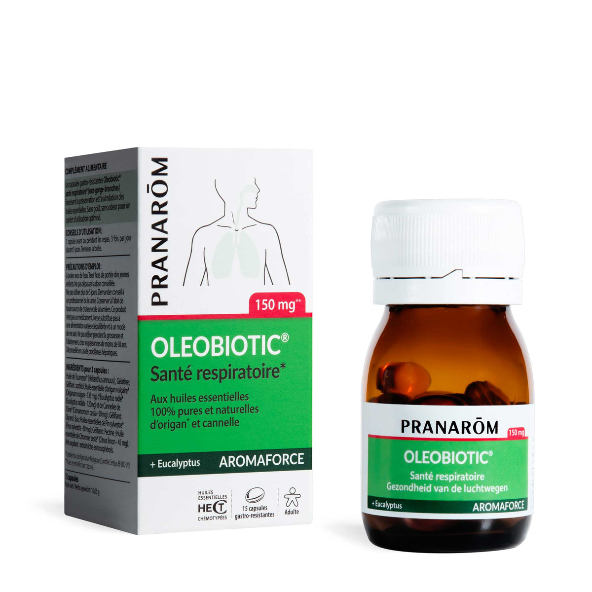 Oleobiotic® Santé respiratoire* - 15 capsules | Pranarôm