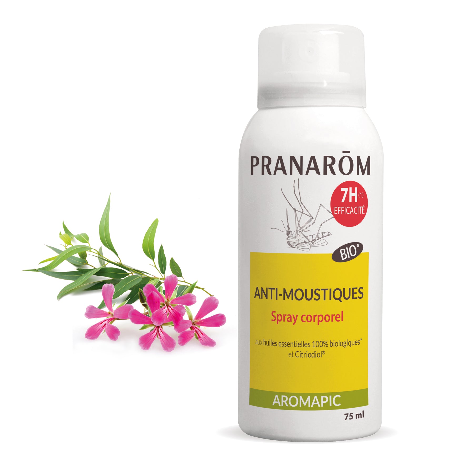 Spray Corporel - Anti-moustiques - 75 ml Bio | Pranarôm