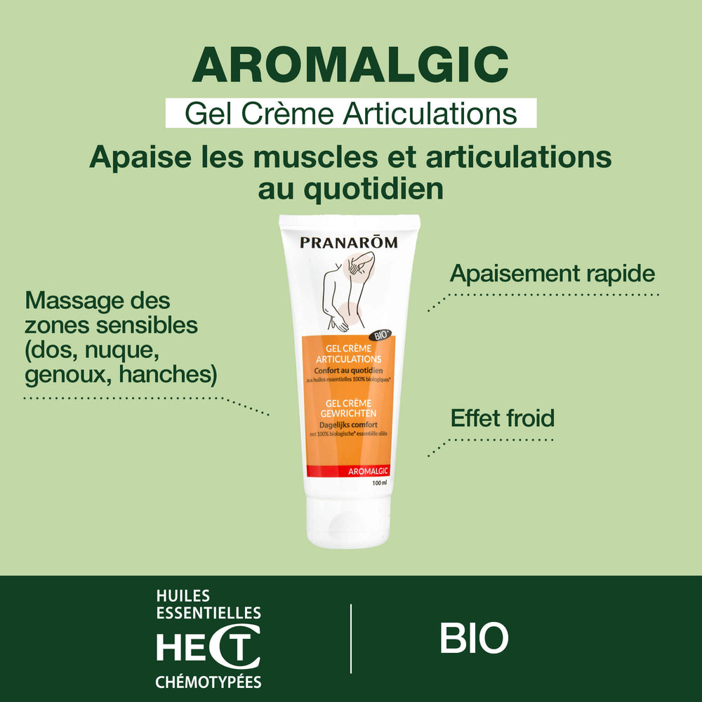 Gel crème - Articulations et muscles - 100 ml Bio | Pranarôm