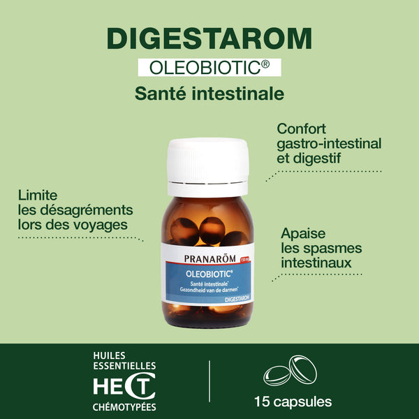 Oleobiotic® Santé intestinale* - 15 capsules | Pranarôm