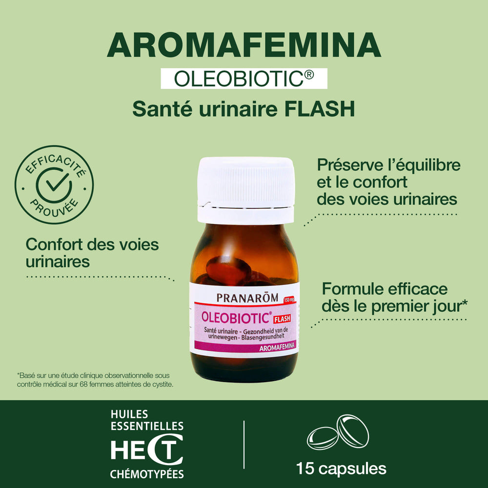 Oleobiotic® Urinary Health FLASH - 15 capsules | Pranarôm